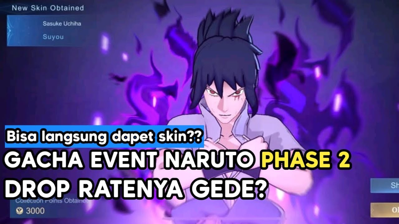 TEST DROPRATE EVENT NARUTO PHASE 2, APAKAH BISA LANGSUNG DAPET SKIN ...