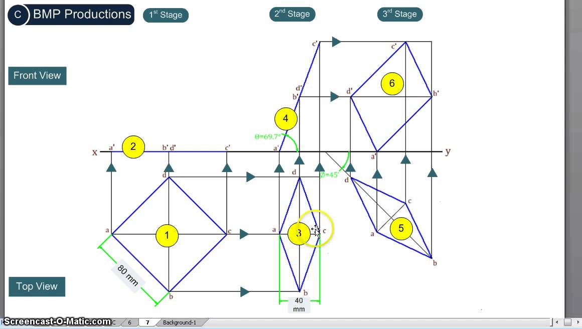 Projection of Planes - Square - YouTube