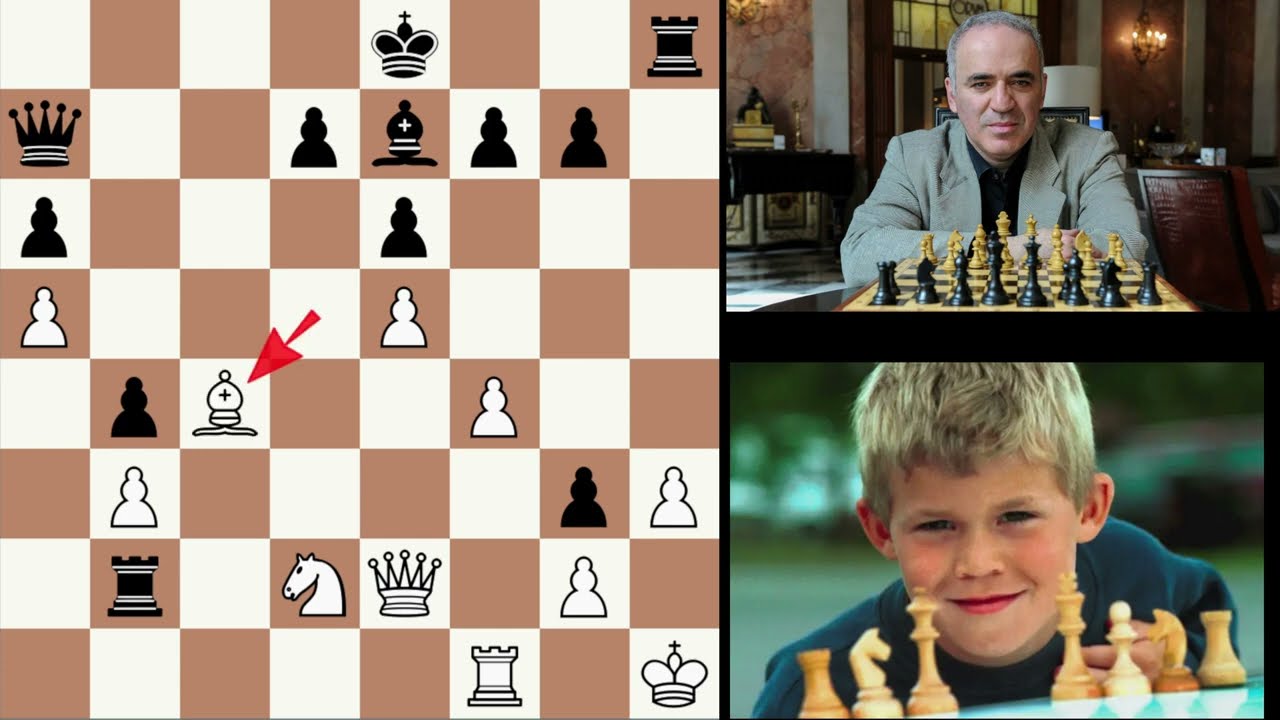 Kid Magnus vs Kasparov chess game - YouTube