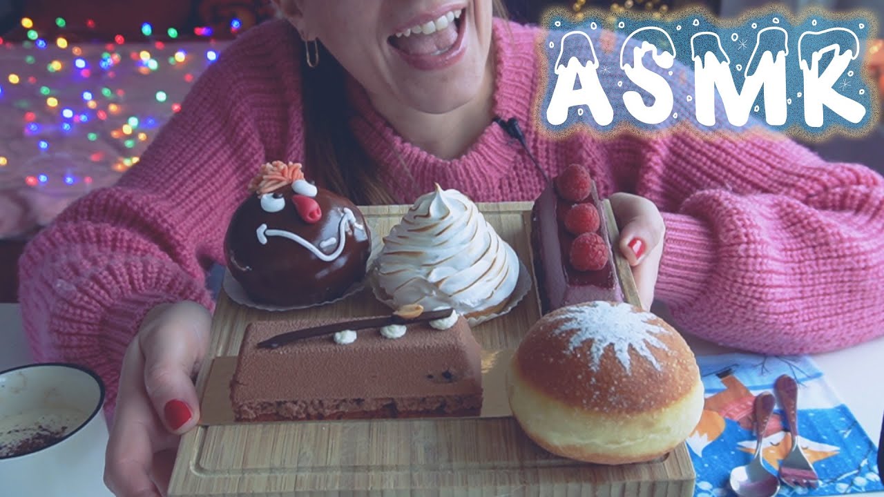 ASMR🧁törtchen treat time🍰 essensgeräusche, schmatzen - YouTube