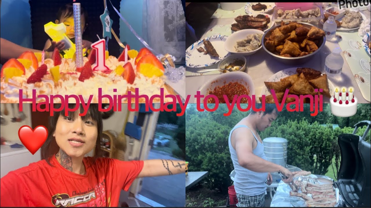 HAPPY 1ST BIRTHDAY 🎂 PRINCESS 👸 VANJI GOD BLESS YOU ️ #birthday #vlog ...