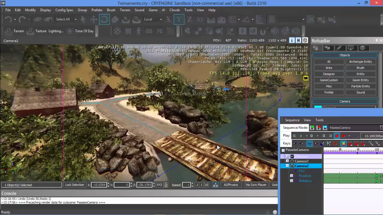 #029_Curso de Cryengine 3.5.8 - FlowGraph-Passeio de Câmera - YouTube