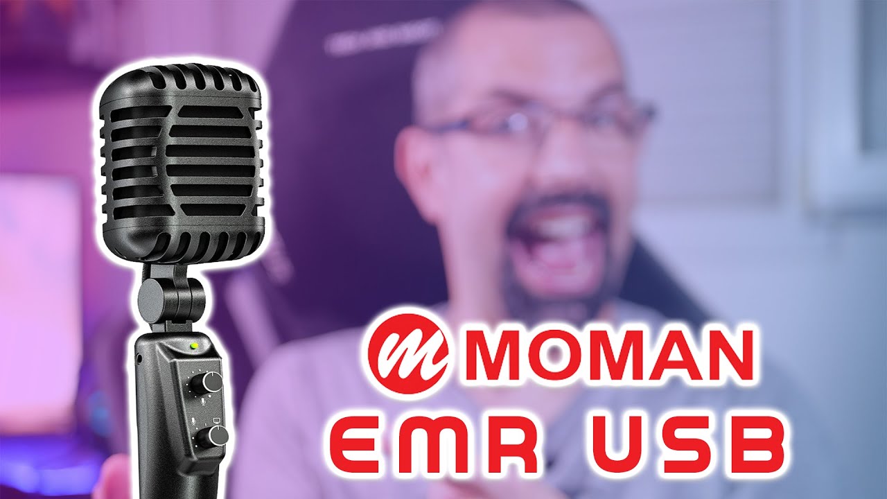 MOMAN EMR USB MICROPHONE À CONDENSATEUR USB PAS CHER - YouTube