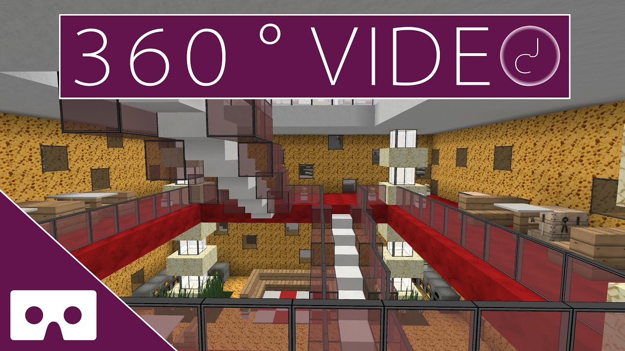 VR Tour Cake House Minecraft 360° - YouTube