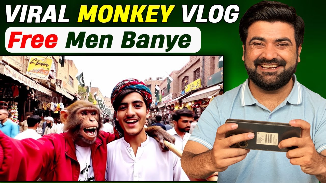 How To Make Viral Monkey Ai Vlog - YouTube