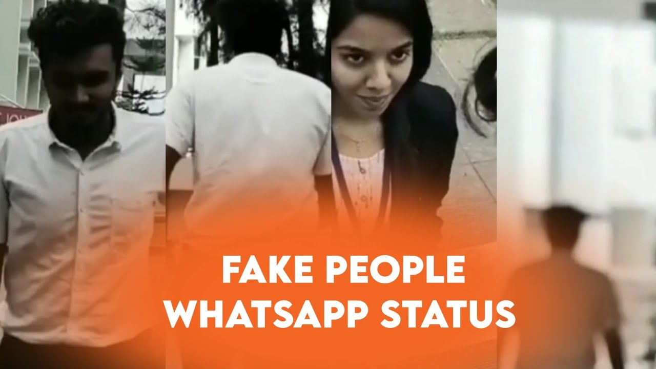 fake people whatsapp status_fake people status_pranav creation - YouTube