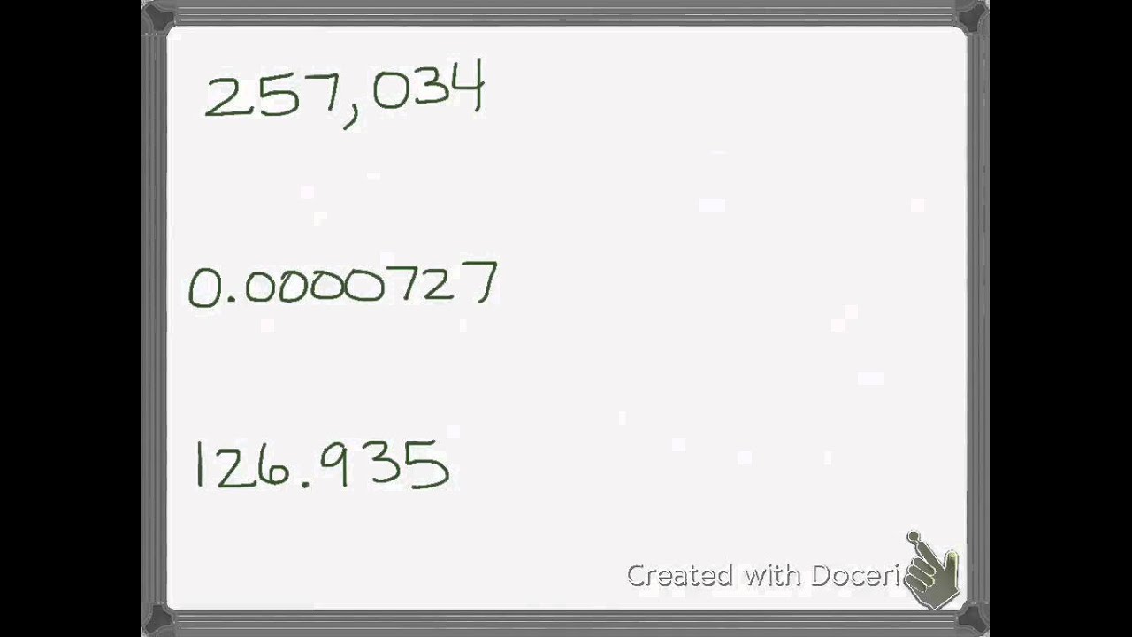 Scientific Notation (Part 2) - YouTube