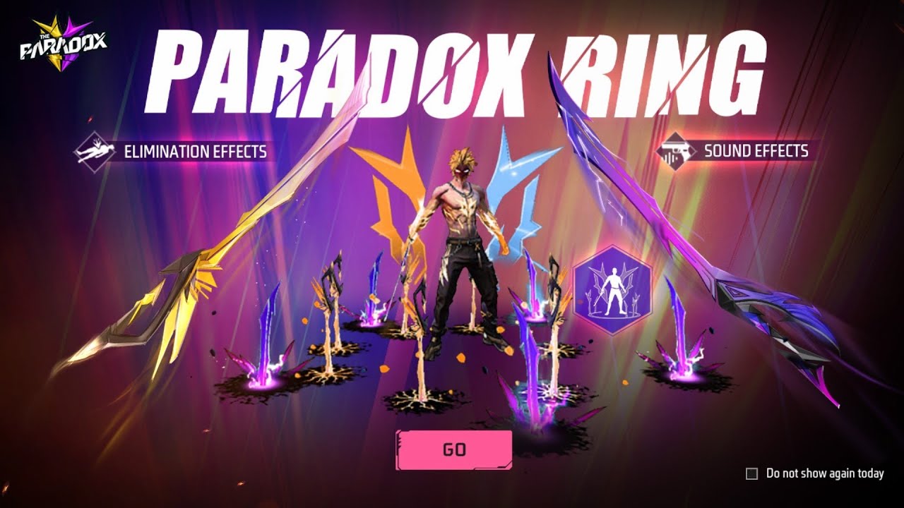PARADOX RING EVENT FREE FIRE | FREE FIRE NEW EVENT TODAY | THE FINAL ...