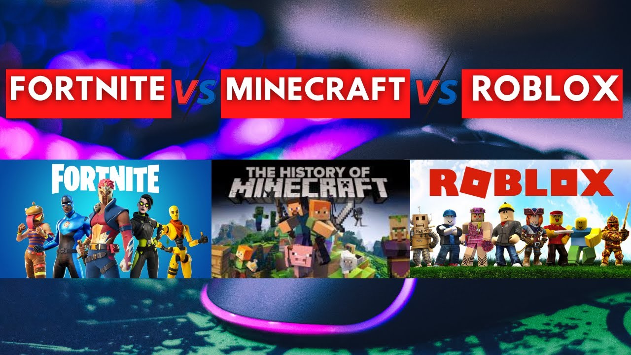 Fortnite vs Roblox vs Minecraft in 2021 - YouTube