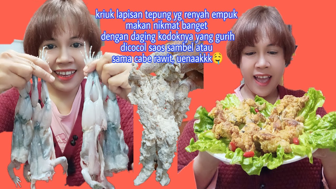 Swike goreng tepung crispy renyah & gurih || Resep Kodok goreng tepung ...