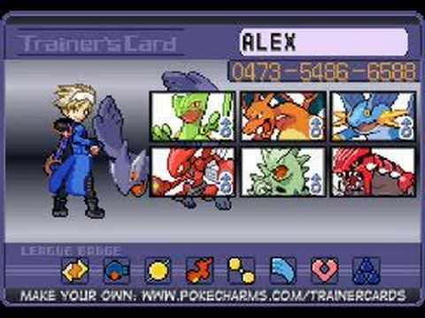 My Hoenn Trainer Card - YouTube