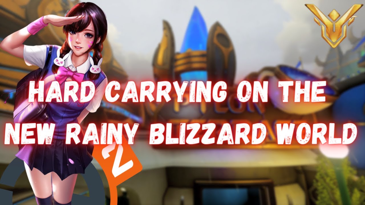 MY FIRST RAINY BLIZZARD WORLD EXPERIENCE | OVERWATCH SEASON 2 HIGHLIGHTS - YouTube