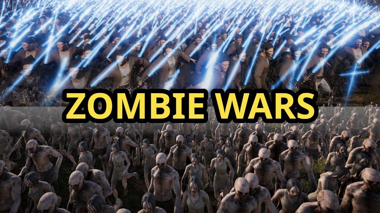 5,000 Jedi Invades Town With 2,000,000 Zombies! Ultimate Epic Battle ...