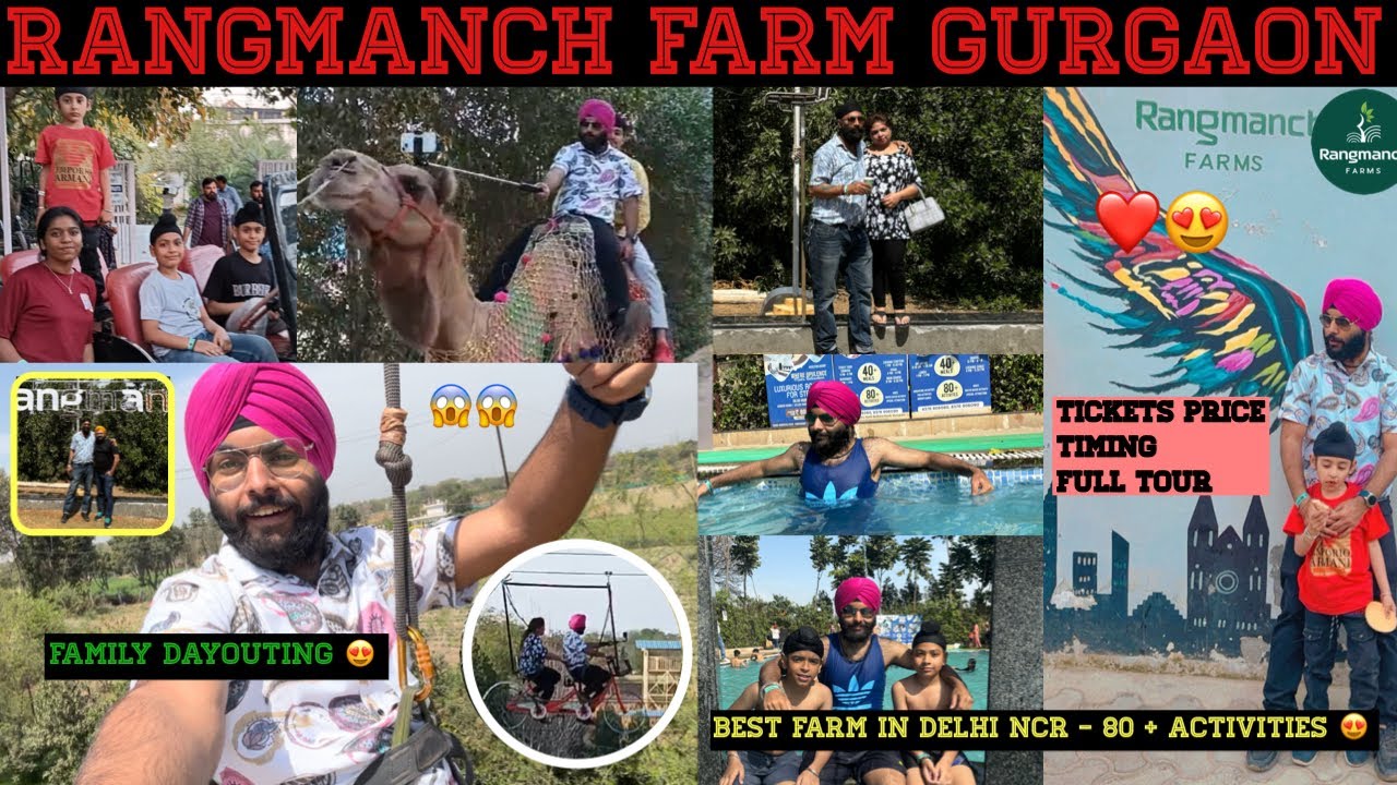 RANGMANCH FARM GURGAON ️😍|| RANGMANCH TICKETS PRICE + FULL TOUR 😍 ...