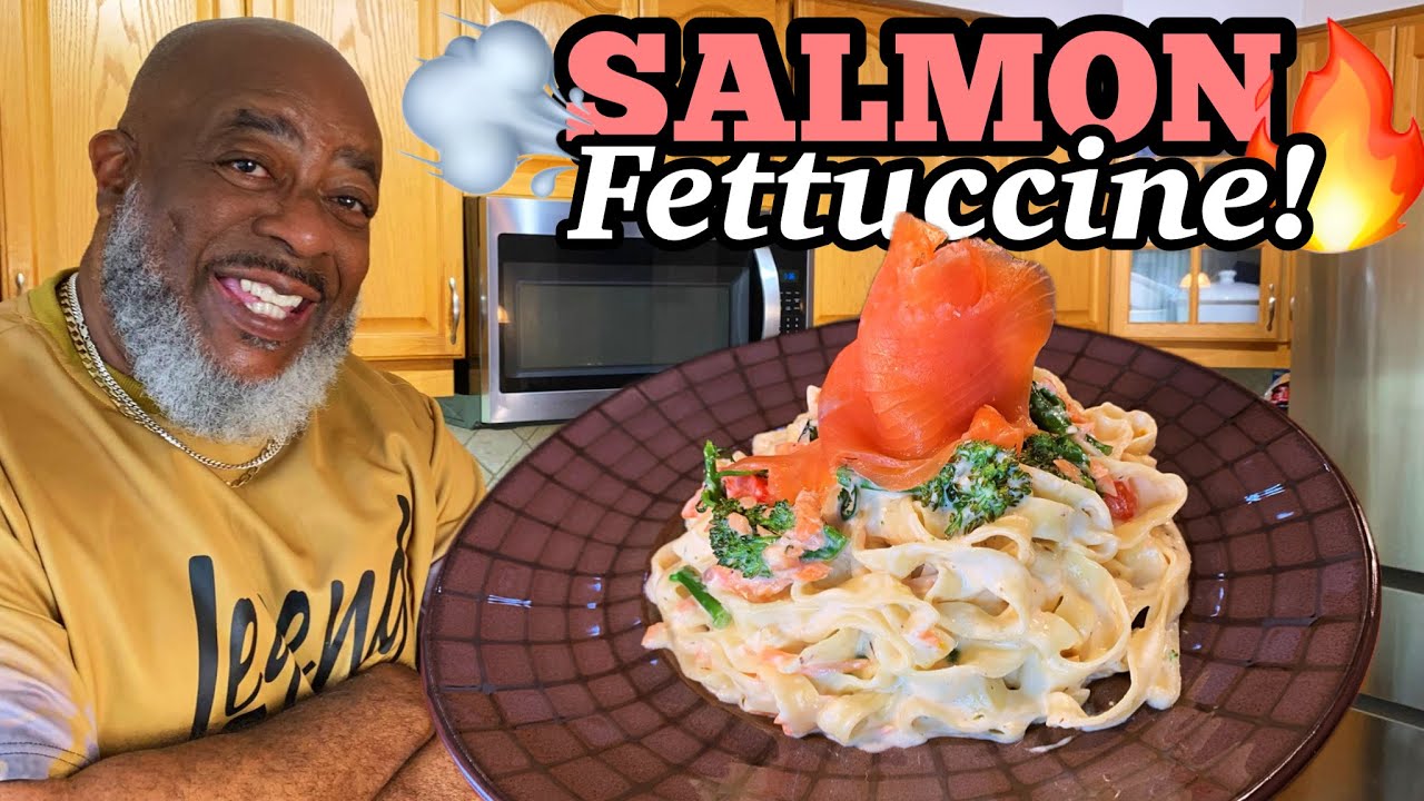 How to make SMOKED Salmon Fettuccini! *THE LEGEND IS BACKKKK! | Deddy’s ...