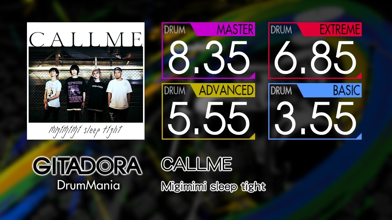 【GITADORA】 CALLME (MASTER ~ BASIC) Drum - YouTube