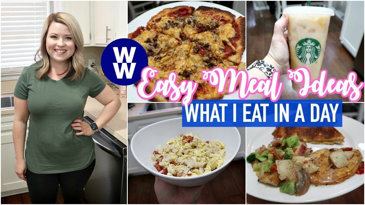 WHAT I EAT IN A DAY TO LOSE WEIGHT | WW BLUE PLAN | FULL DAY OF EATING ...