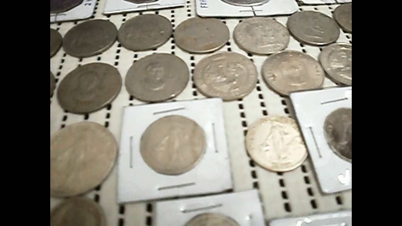 philippines and foreign antique old coins collection - YouTube