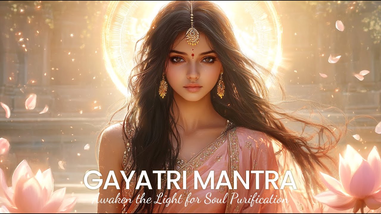 ☀️108 TIMES: Cosmic Serenity: Gayatri Mantra for Deep Relaxation 🌌 ...