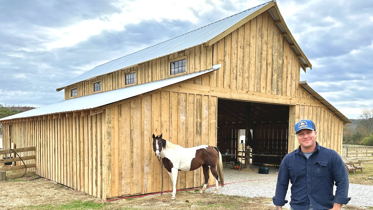 Pole barn Build On A Budget! FINALLY MOVING ON! - YouTube