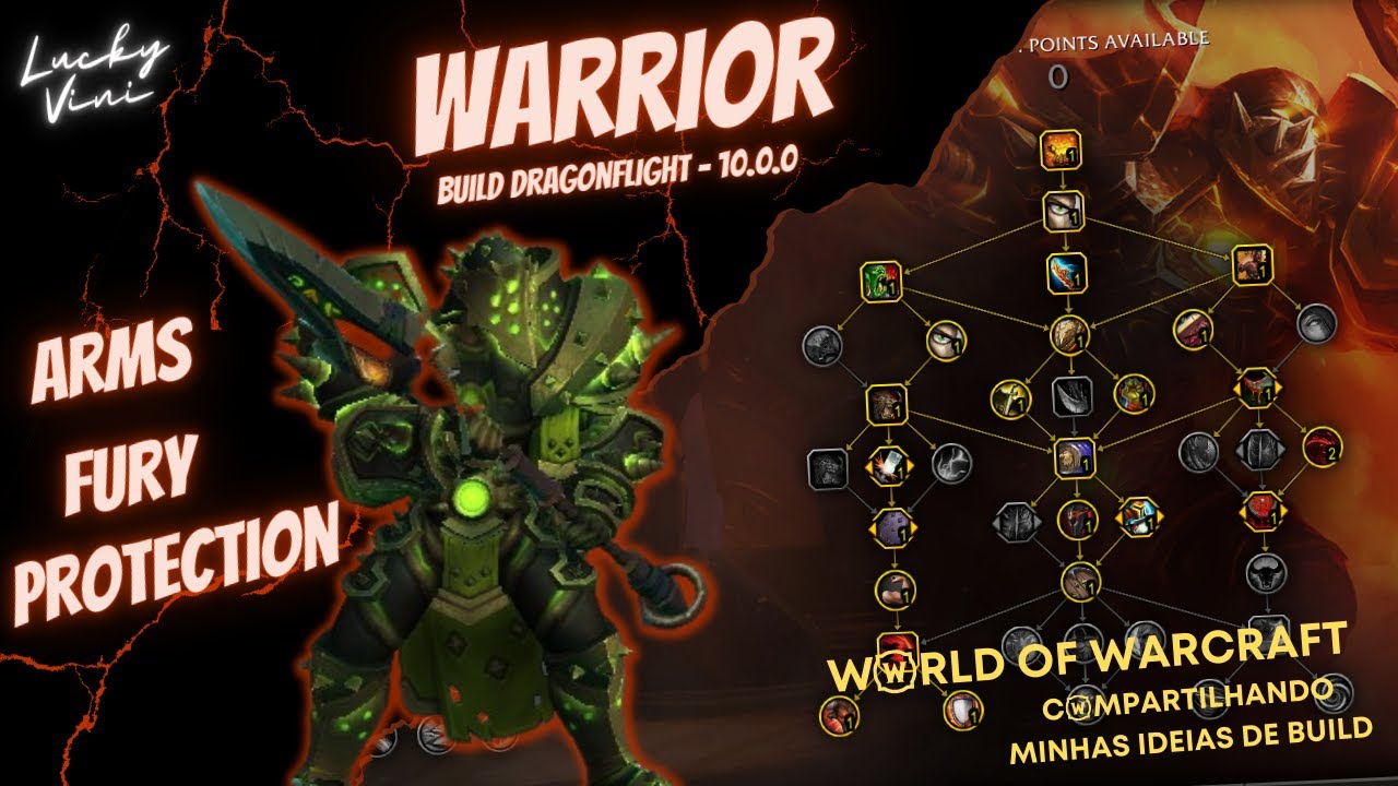 Warrior Arms / Fury / Protection - Builds para Dragonflight - YouTube