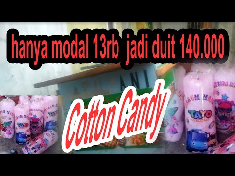 1kg gula jadi berapa plastik arum manis cotton candy