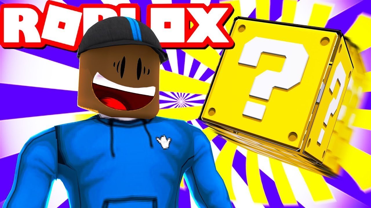 (REUPLOAD) LUCKY BLOCKS IN ROBLOX! (NEW RAINBOW BLOCK) - YouTube