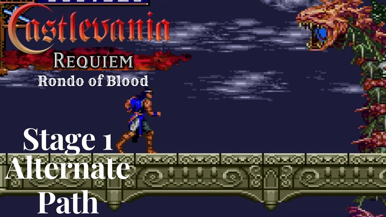 Castlevania Requiem:Rondo of Blood (100% PASSO A PASSO /STAGE 1 ...