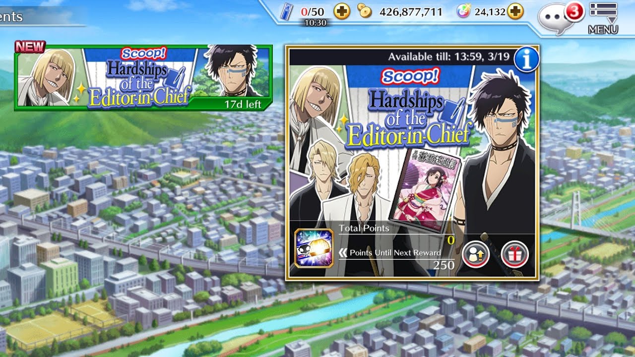 Bleach Brave Souls - Spam Event Hardships of thr Editor in Chief End - YouTube