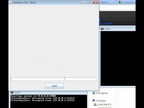 Basic Java Chatserver - Messages - YouTube