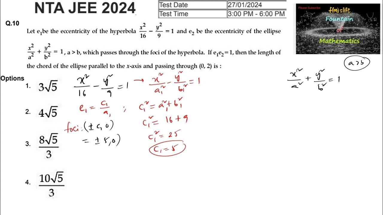 Let E1 Be Eccentricity Of Hyperbola X 2 16 y 2 9 1 JEE Main 2024 let-e1-be-eccentricity-of-hyperbola-x-2-16-y-2-9-1-jee-main-2024