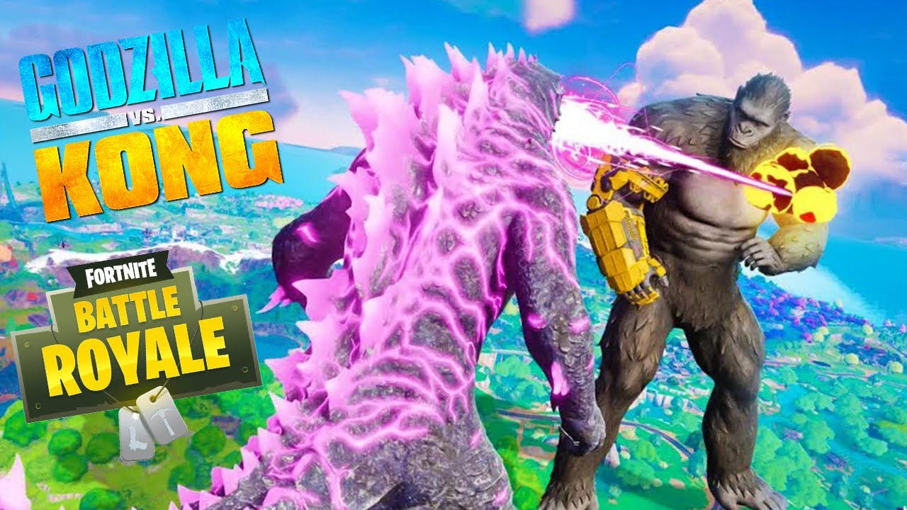 Fortnite Battle Royale: Playing As GODZILLA Mythic! Godzilla VS Kong ...
