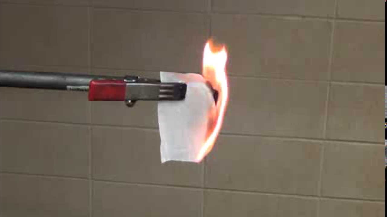 Combustion of single sheet of cellulose - virtual laboratory - YouTube