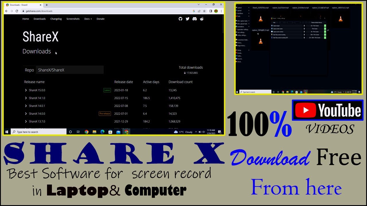 share x in hindi | sharex screen recorder | sharex download free ...