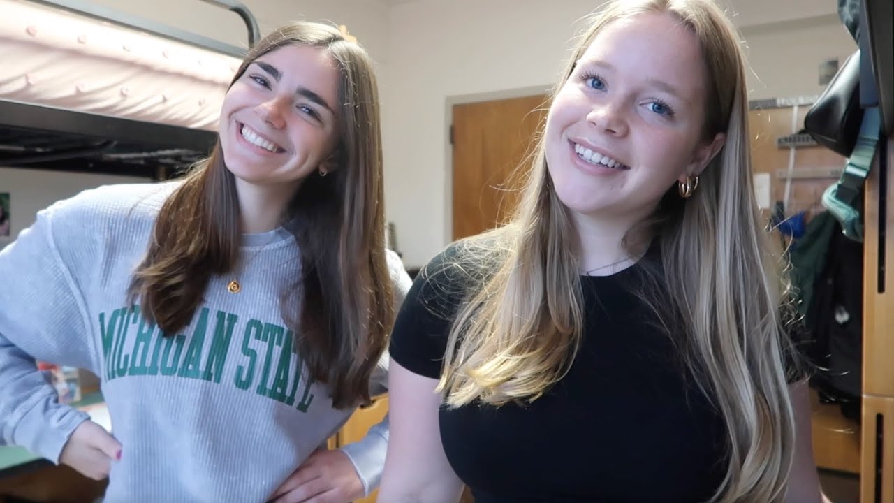 shaw hall dorm room tour at michigan state - YouTube