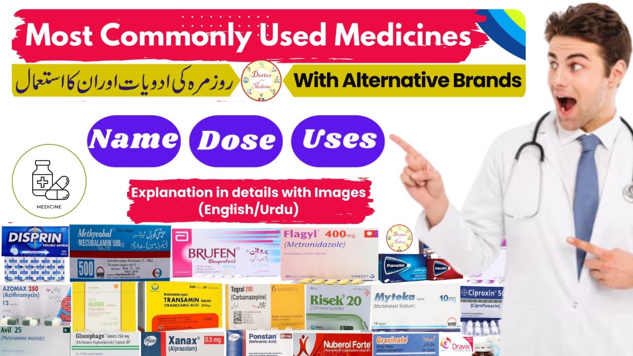 Common Medicines For General Medical Practice | Most common Medicine ...