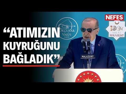 Cumhurbaşkanı Erdoğan: Atımızın kuyruğunu bağladık
