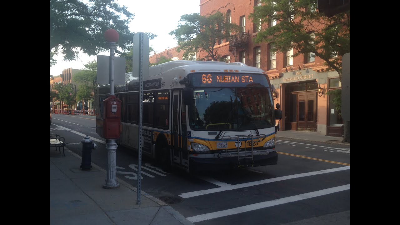 MBTA Route 66 to Nubian Station - YouTube