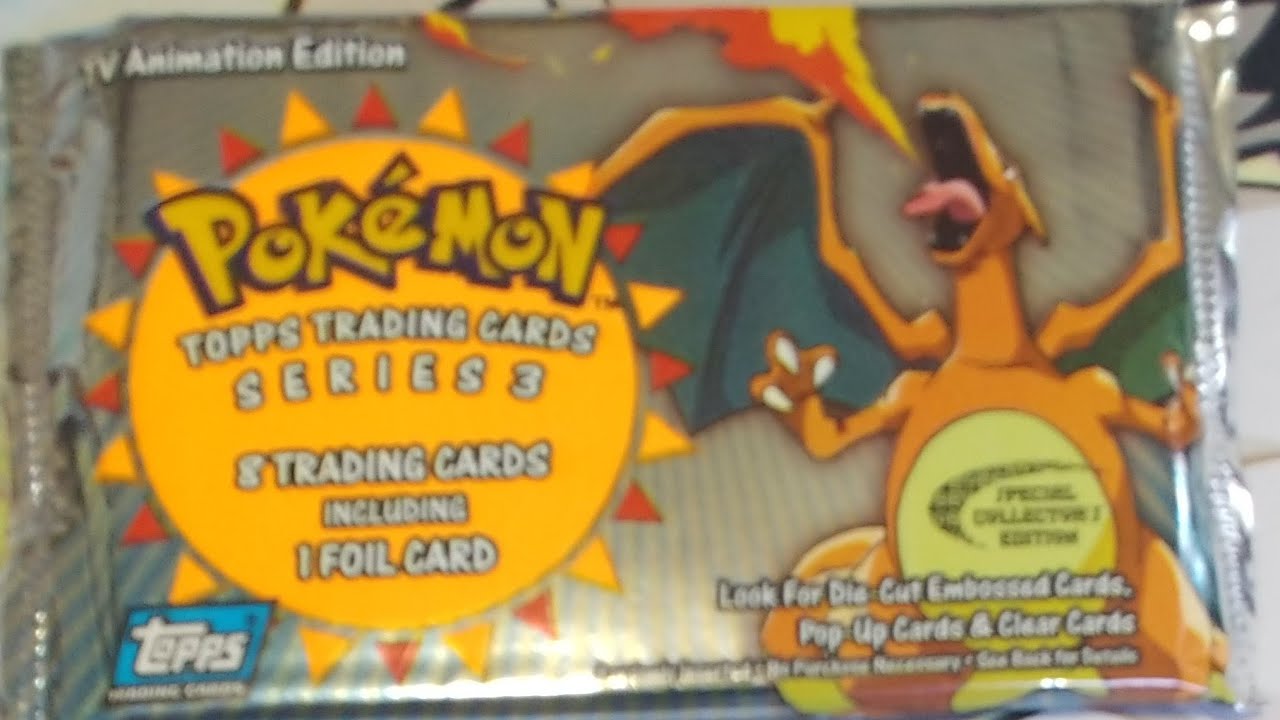 Vintage Pokémon Topps trading cards SERIES 3 pack opening! - YouTube