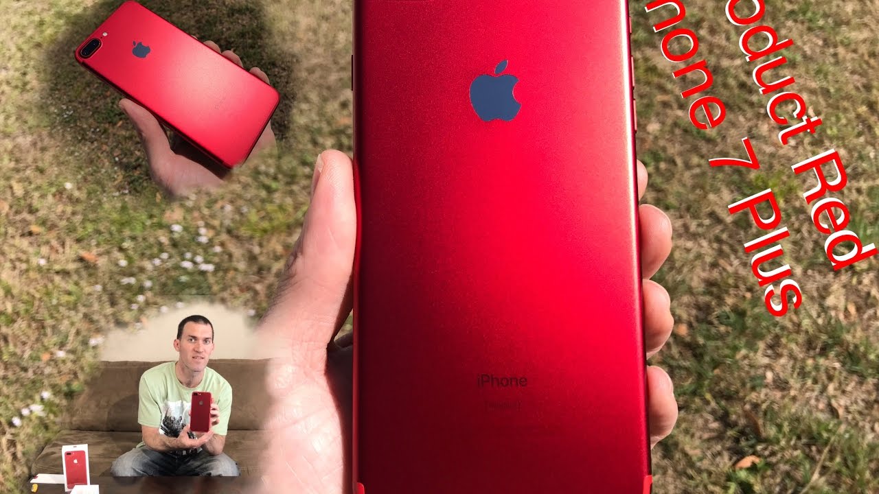 Product Red iPhone 7 Plus Unboxing - YouTube