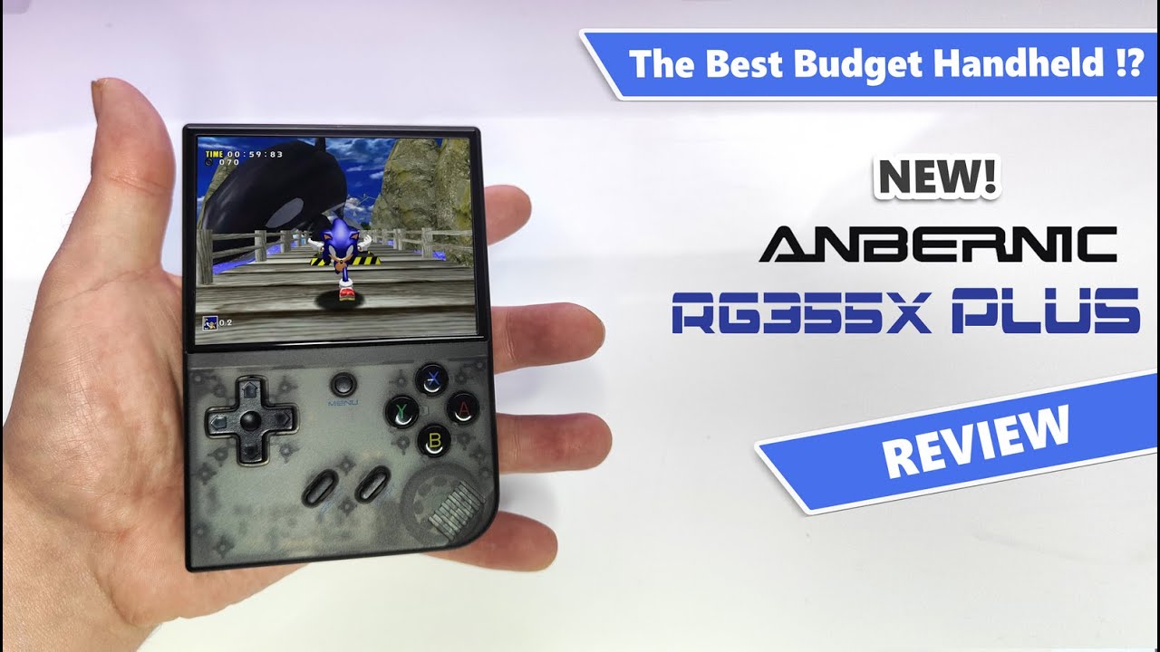 Anbernic rg35xx plus handheld gaming emulator - YouTube