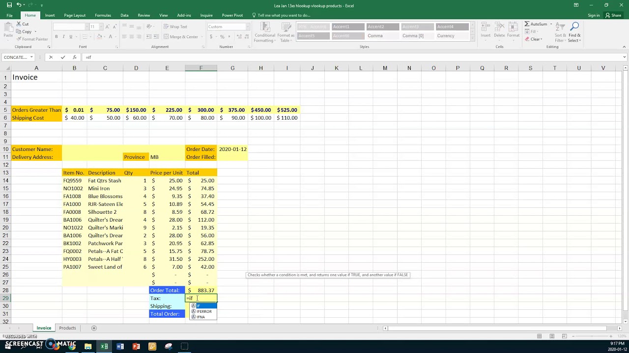 Hlookup VLookup Products Review 2 If Statements YouTube hlookup-vlookup-products-review-2-if-statements-youtube