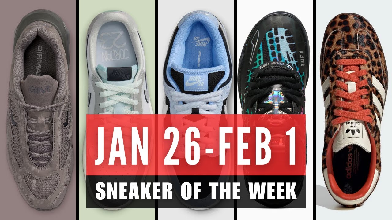 SNEAKER DROPS This Week 🔥 Jan 26 - Feb 01 - YouTube
