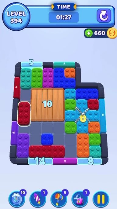 Color block jam Level 394 #colorblockjam #blockgame #gameplay # ...