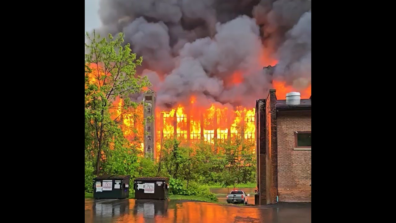 Fire Ground Audio of a 5-story former factory in Victory Mills N.Y ...