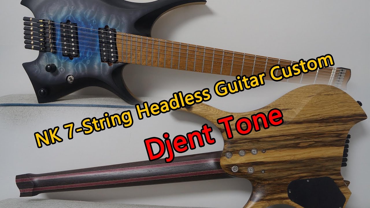 NK 7-String Headless Guitar (with BKP Miracle Man) Djent tone test ...