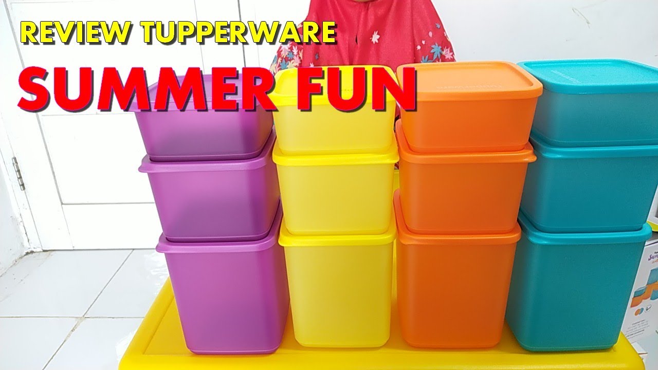 Tupperware Summer Fun | Summer Fun Tupperware - Toples Warna - YouTube