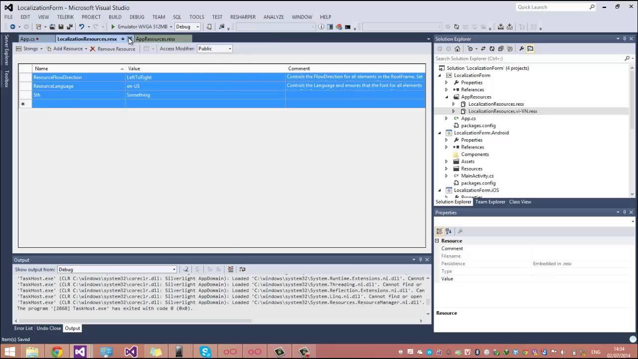 Resx Localization in Xamarin Forms - YouTube