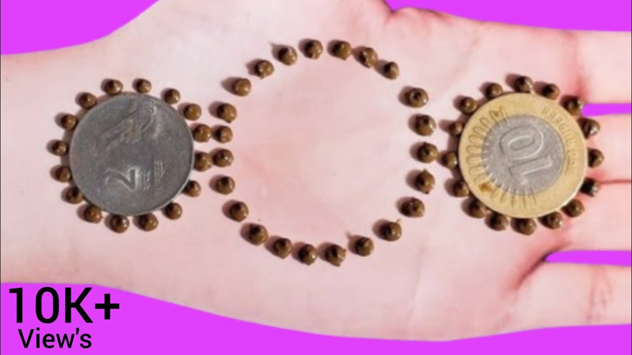 Very Easy Bindi Mehndi Design Trick | Front Hand Mehndi Design - YouTube