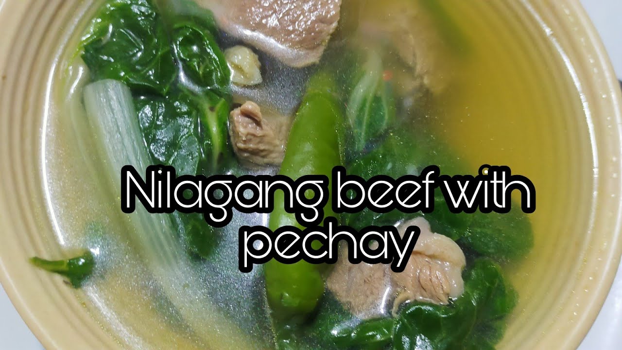 Nilagang beef with pechay | jobeth kitchen | masbate vlog - YouTube